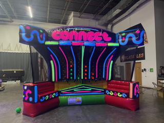 Glow Inflatable Connect 4 - TEXAS ENTERTAINMENT